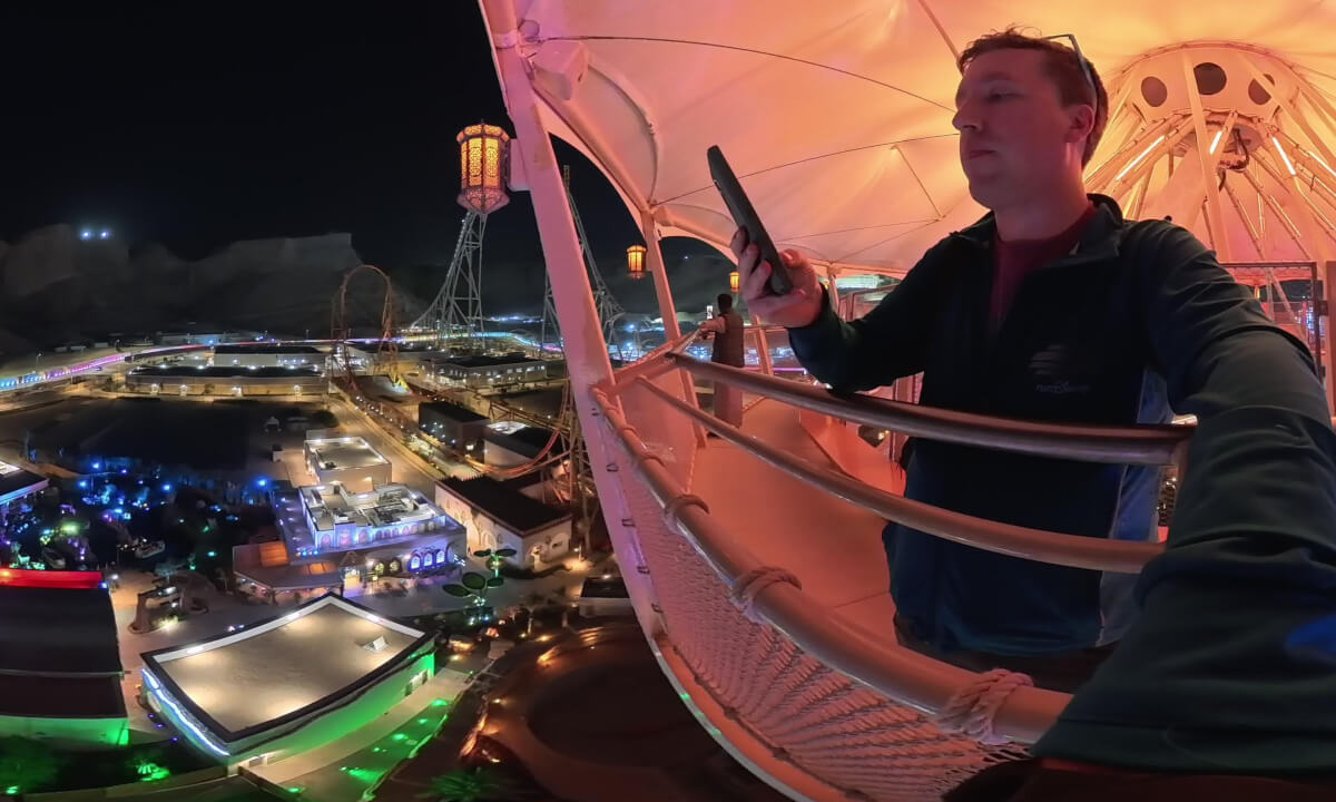 360º ride on Skywatch at Six Flags Qiddiya | DeoVR