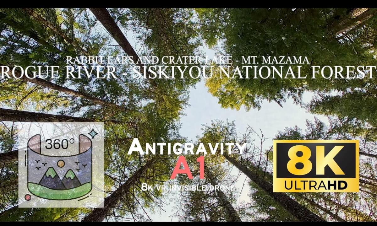 Antigravity A1 Invisible Drone | Flight Through Fog and Forest Near ...
