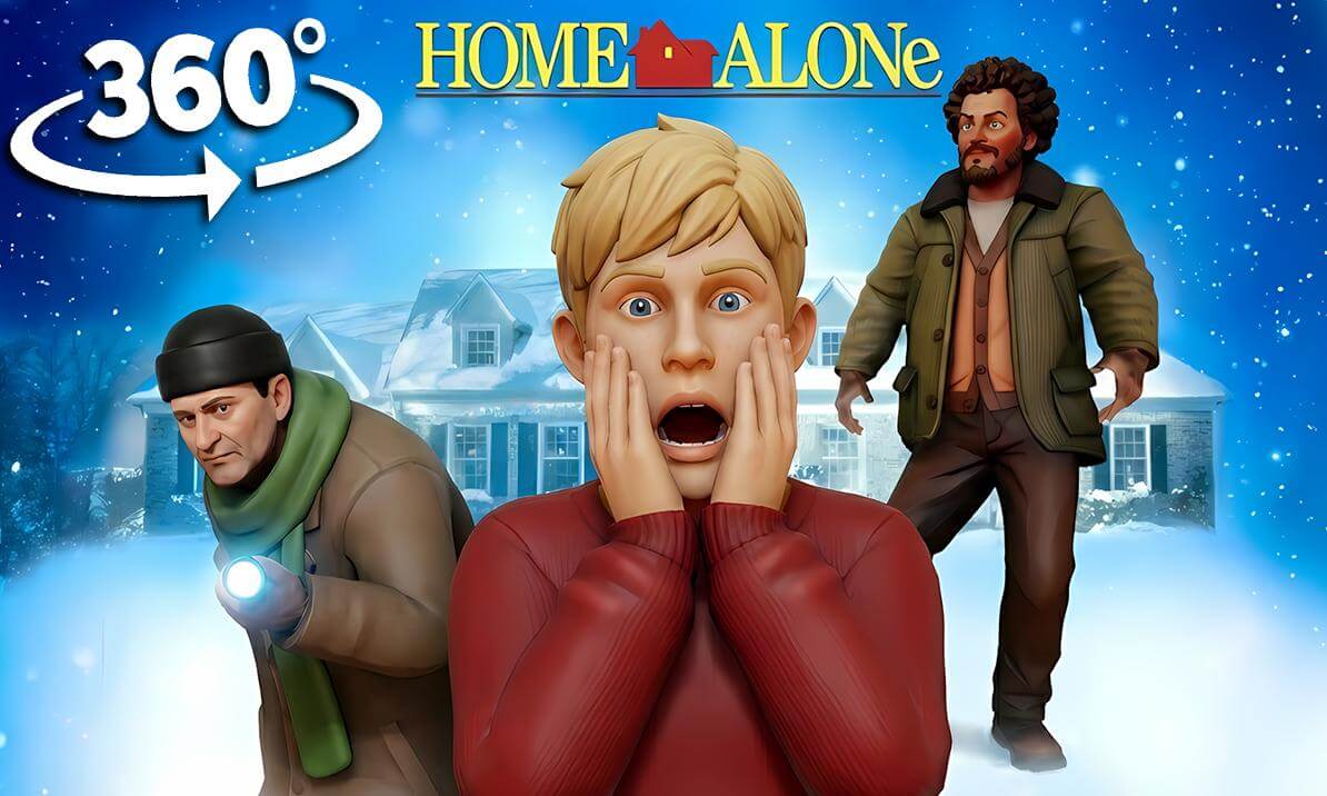 Home Alone in VR | Traps, Chaos and Christmas Fun! 360°