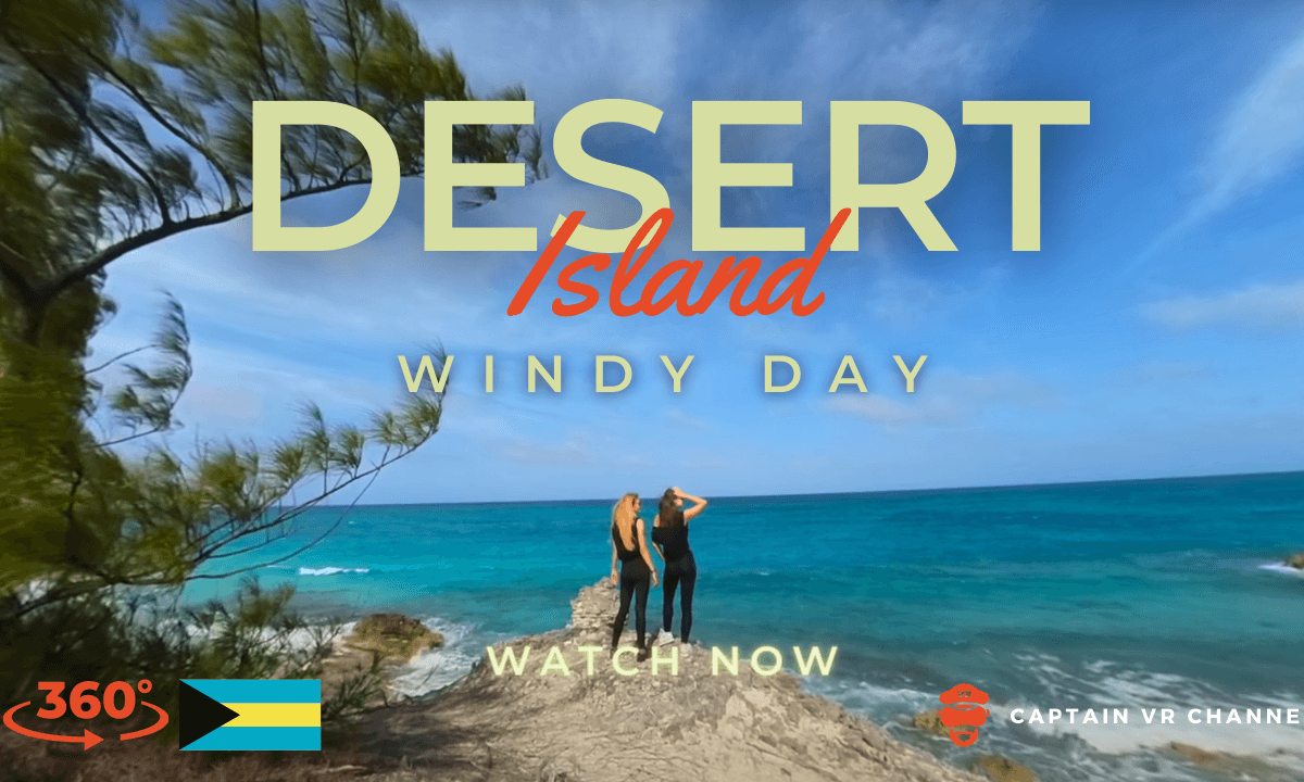 |102| Windy day on deserted island -360° video | DeoVR