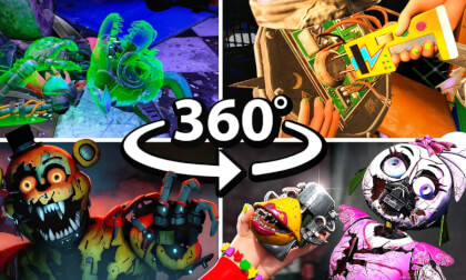 360° ROXY Will Make you SAD All ANIMATRONICS in VR - FNAF Security ...