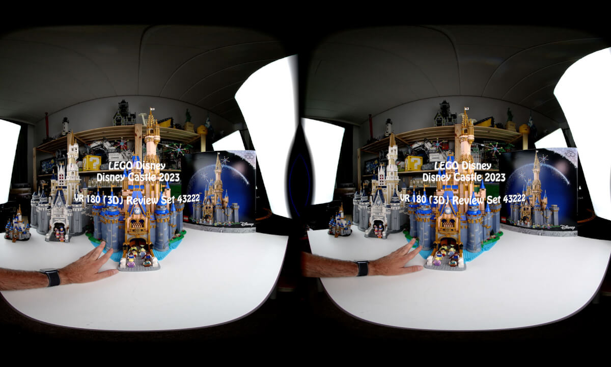 VR-Review: LEGO Disney Castle 2023 (Set 43222) - VR180 3D