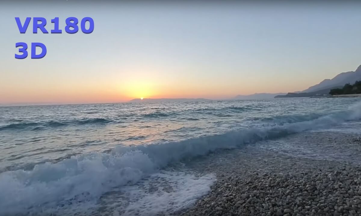 Adriatic Sunset - Croatia, Tučepi | DeoVR