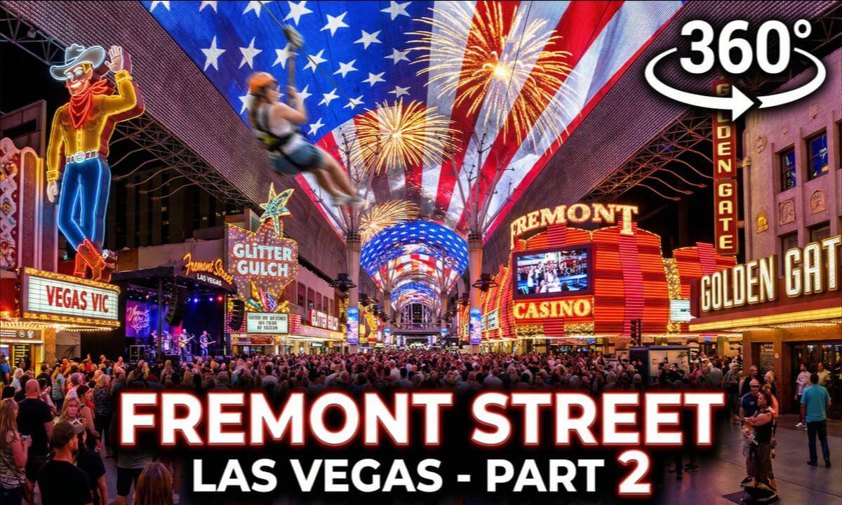Fremont Street 360° | Las Vegas Nightlife VR – Part 2