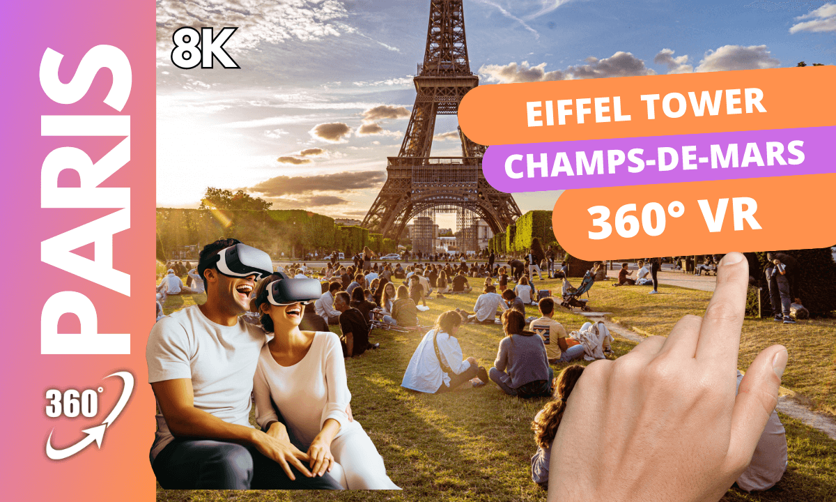Eiffel tower Paris - 8K - 360° video VR | DeoVR