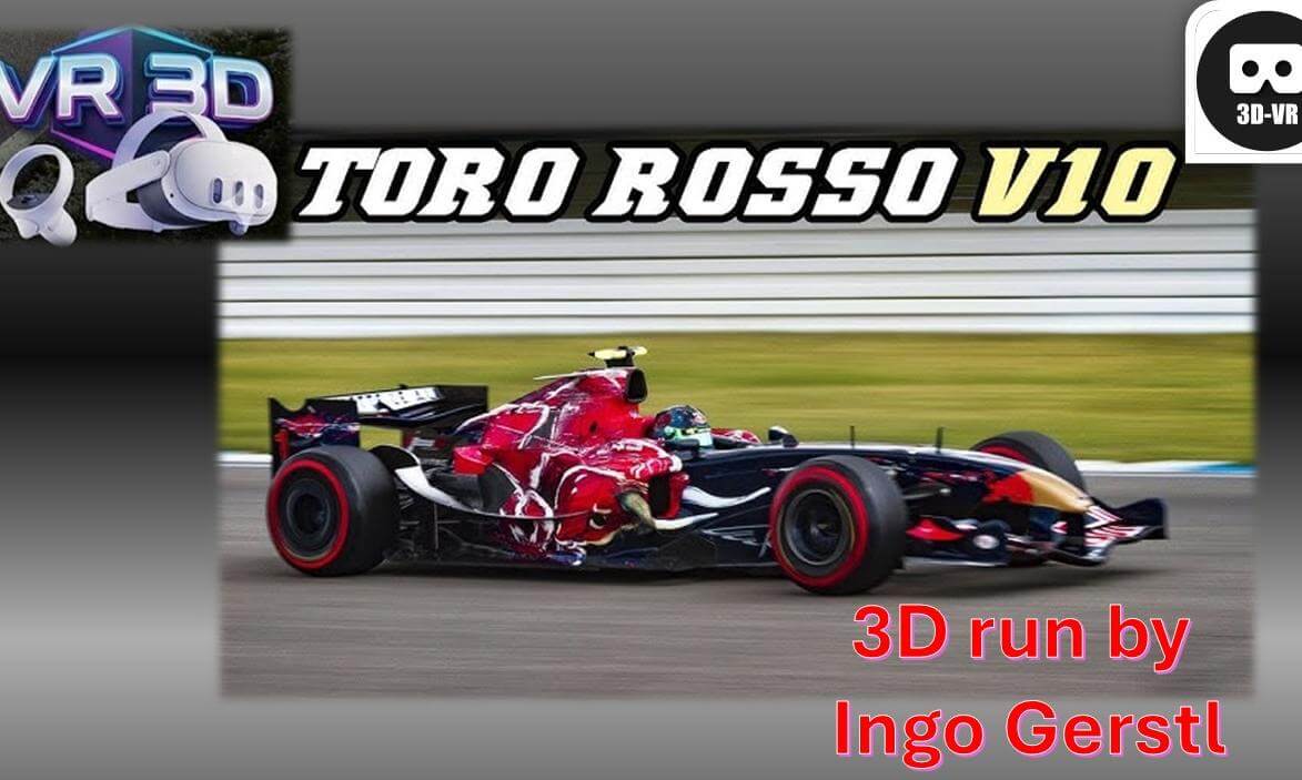 3D REAL F1 POV Full Run Toro Rosso V10 at Hockenheim by Ingo Gerstl