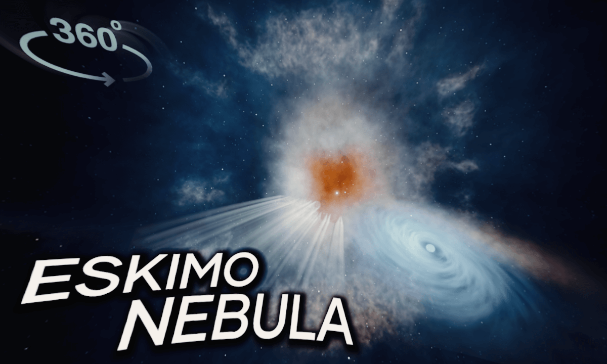 What Monster is Lurking inside the Eskimo Nebula? - 360° VR Space Odyssey [4K]