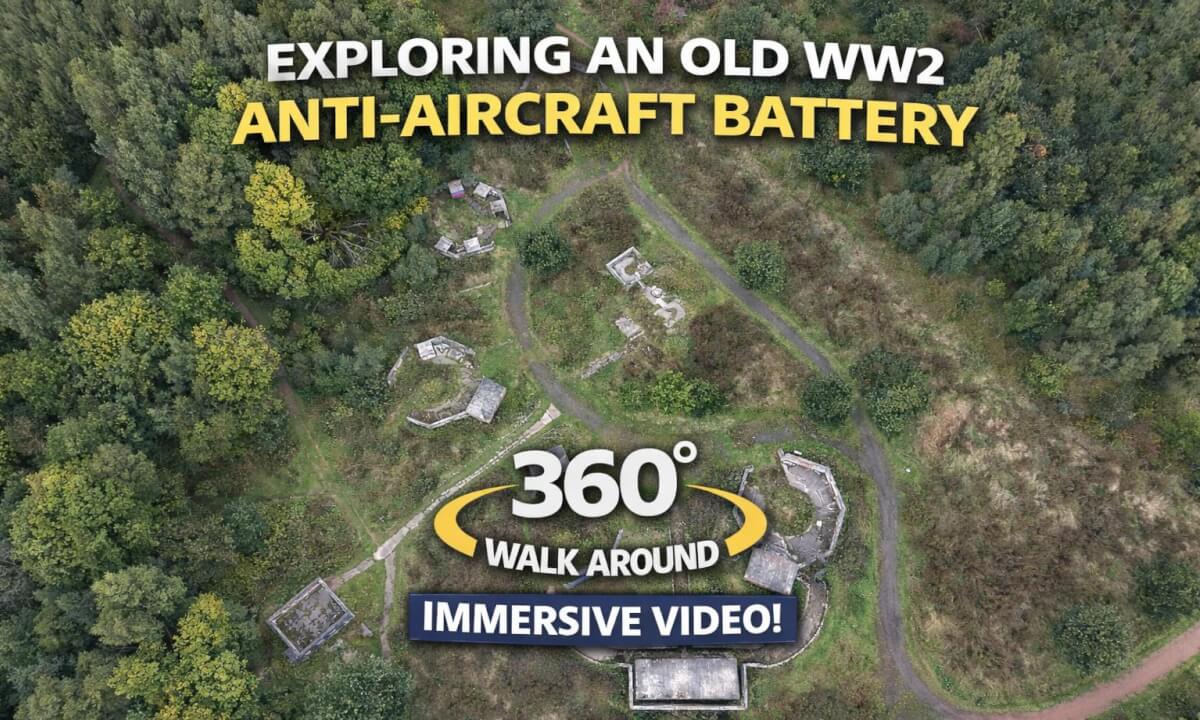 Old Anti-Aircraft Battery - Blantyre | 8K 360° Walk Around Experience
