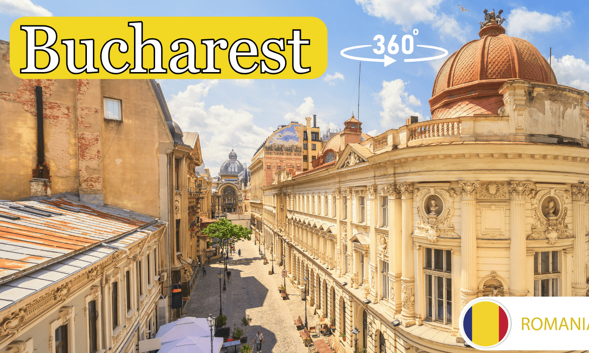 Bucharest Old Town in Virtual Realty, 24 Aug 2023 | DeoVR