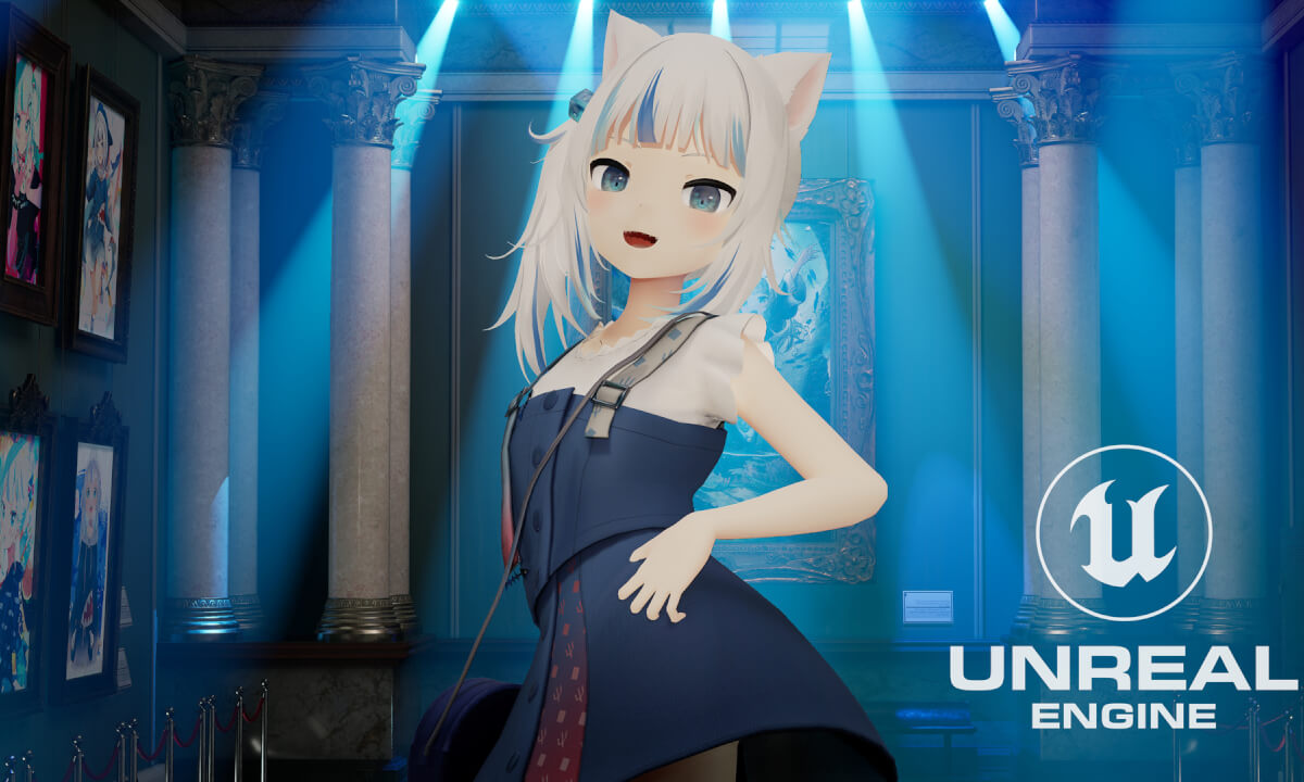 [MMD] [VR180] UE5: Gawr Gura | Devil | DeoVR