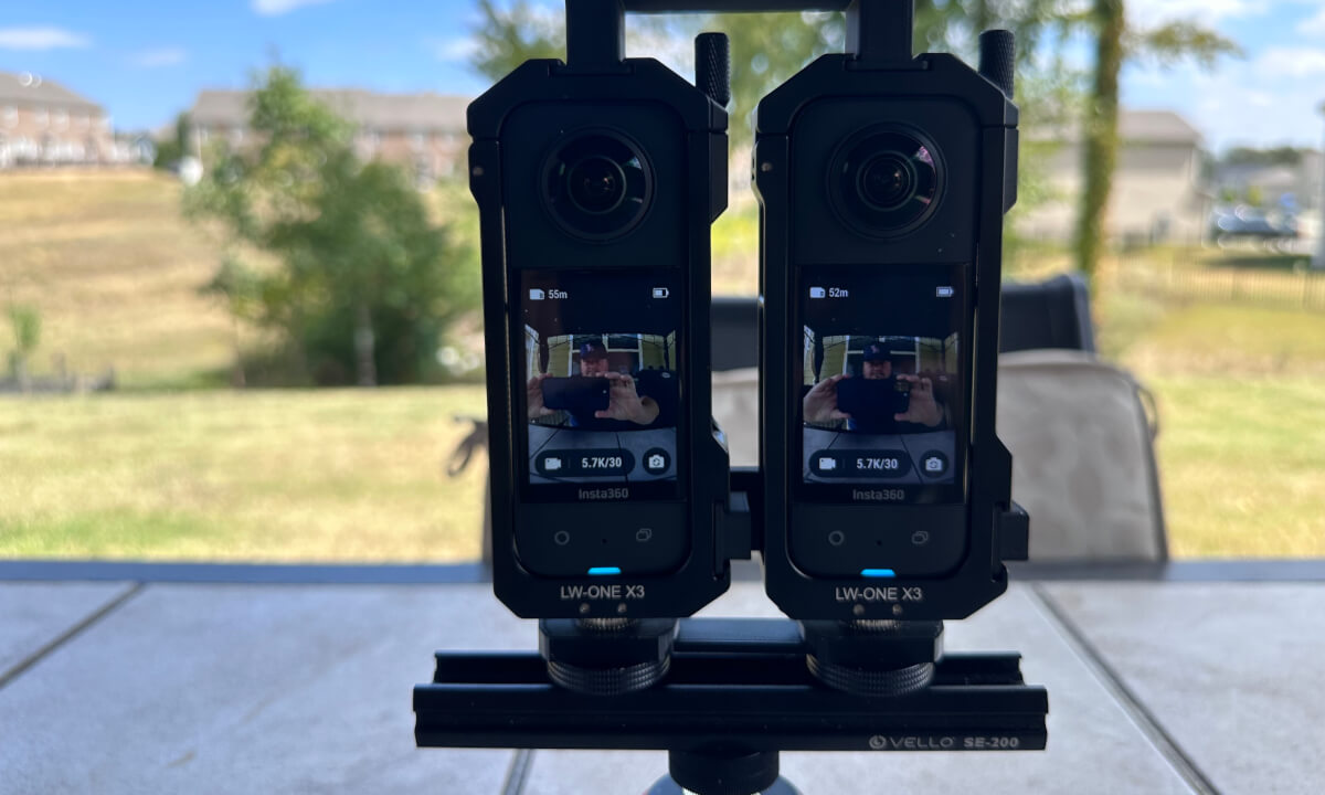 2 Insta360 X3's - VR180 Test | DeoVR