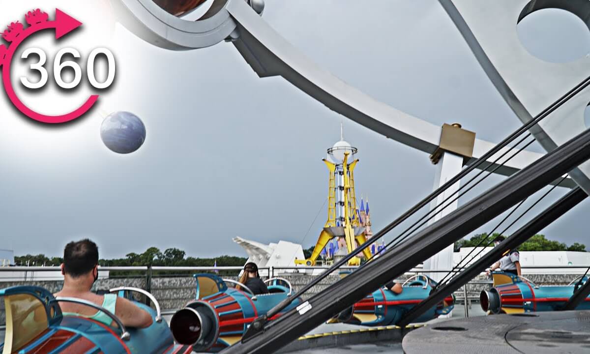 360º Ride on Astro Orbiter at The Magic Kingdom | DeoVR