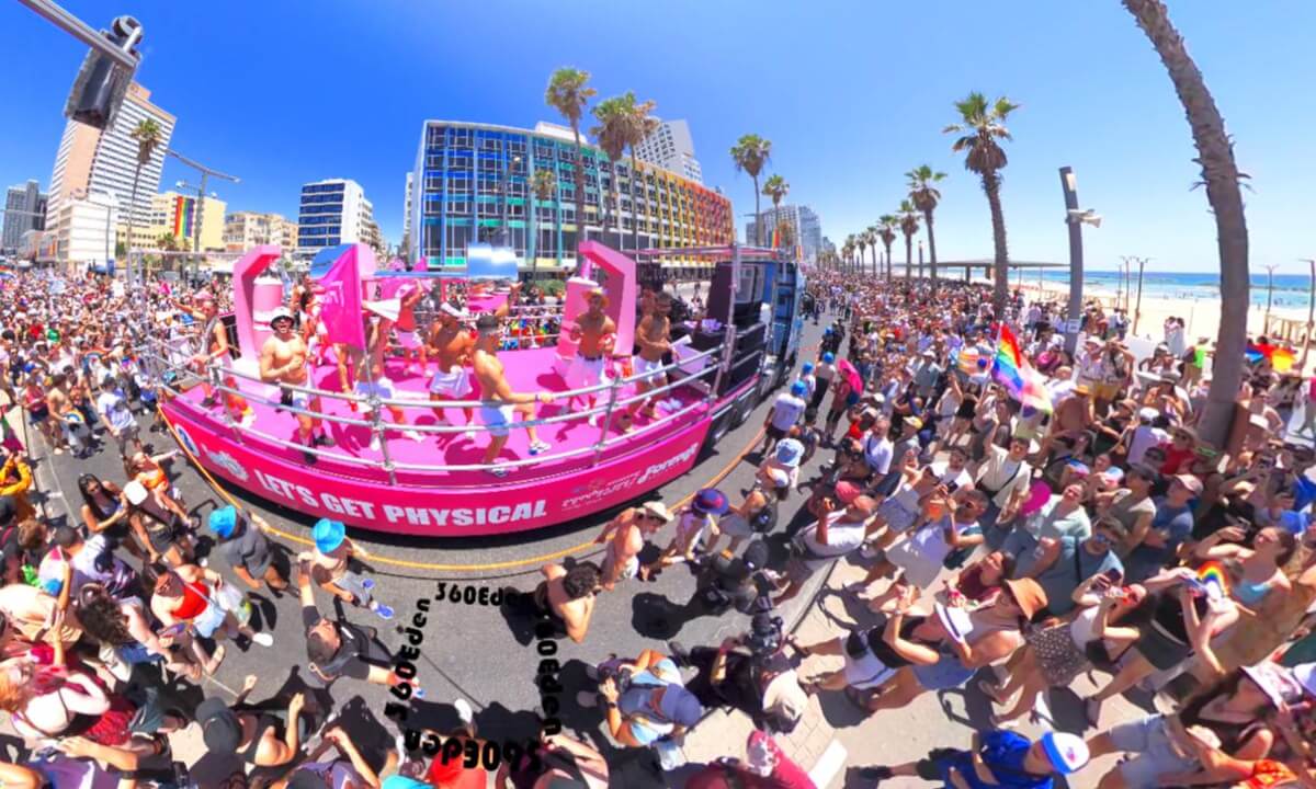 Tel Aviv Pride Parade Bursts Through the beach promenade With ...
