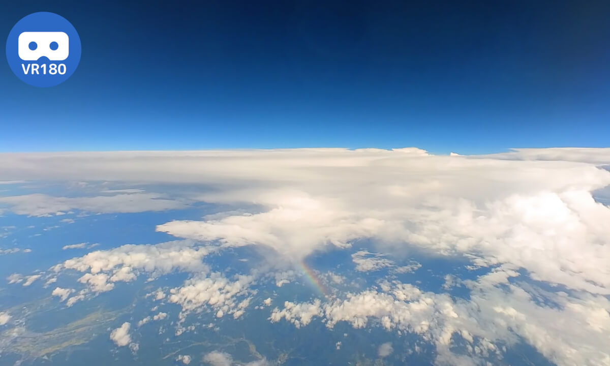 [VR180] The world seen from the perspective of a 10,000 meter tall god ...