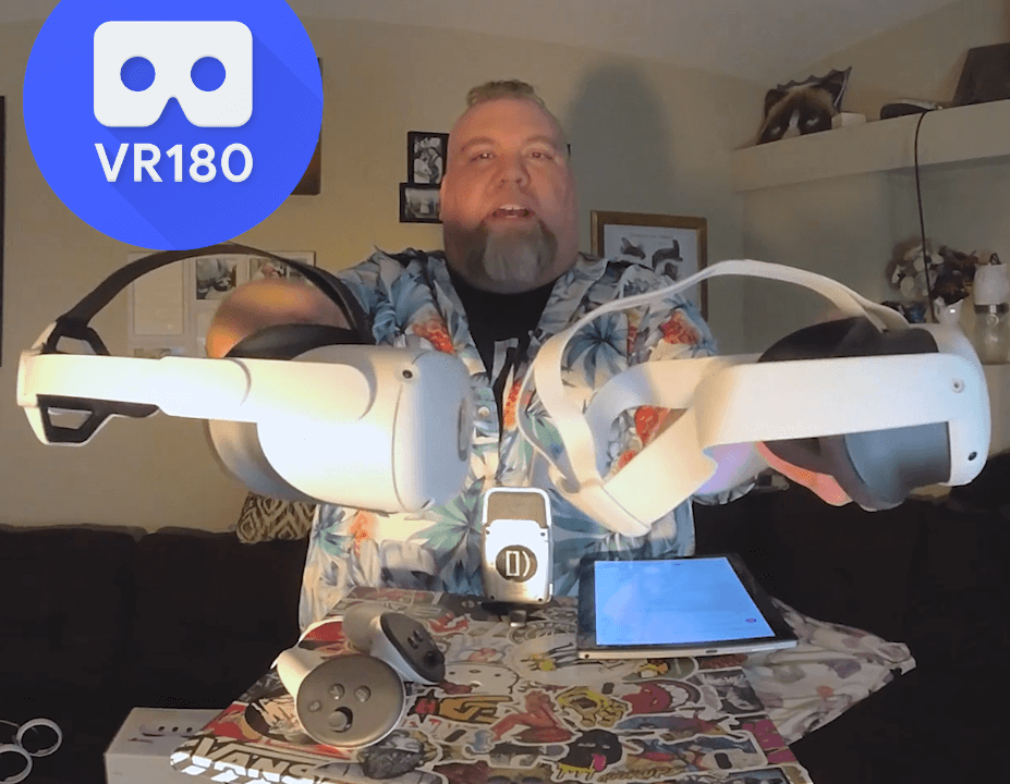 Virtual Reality in VR! Quest 3 vs Quest 2 and first impressions. VR180 3D