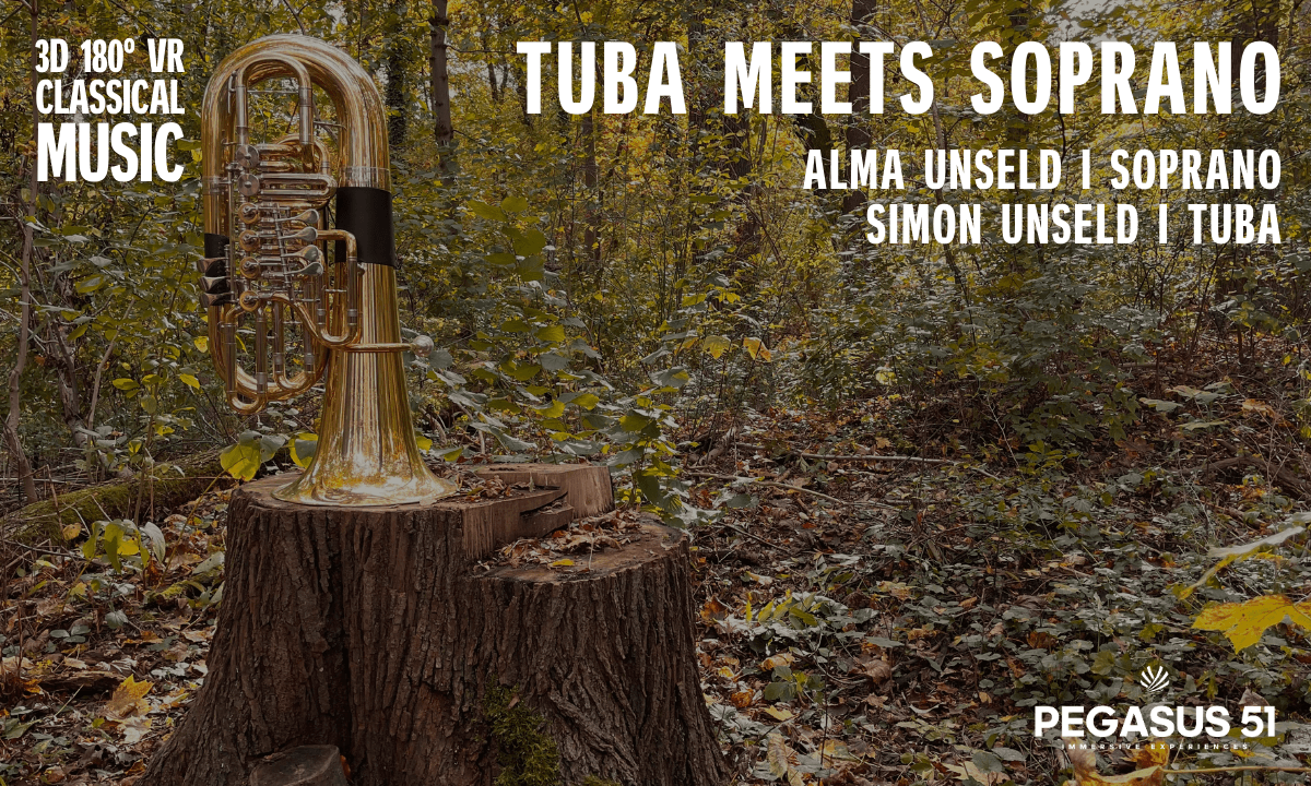 CLASSICAL MUSIC: "TUBA MEETS SOPRANO" I 3D VR180° Music Video