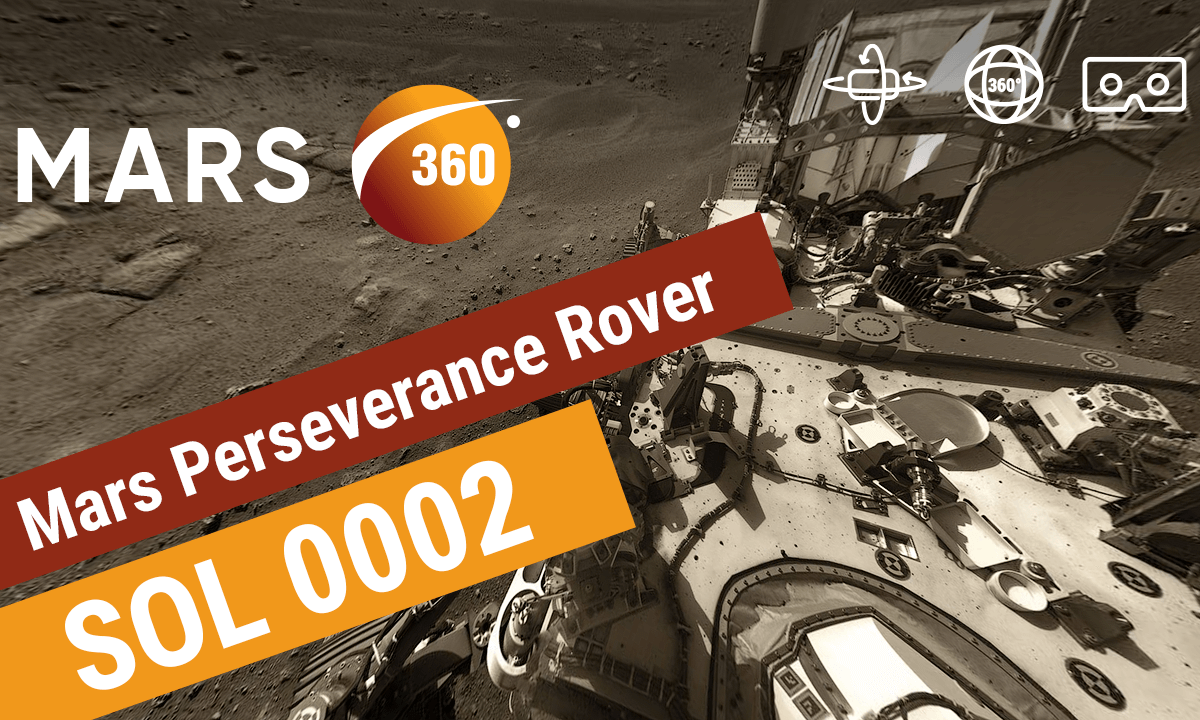 The first 360VR of Mars by NASA's Perseverance Rover with real sounds ...