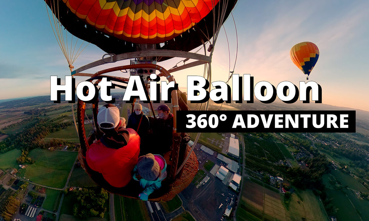 Hot Air Balloon Ride in 360! - 360 Labs - VR Video | DeoVR