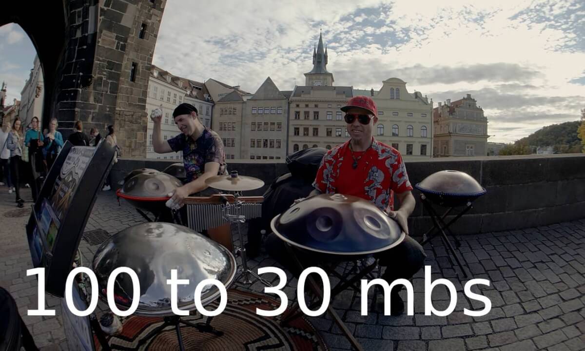 Bitrate test compression 100 mbs | DeoVR