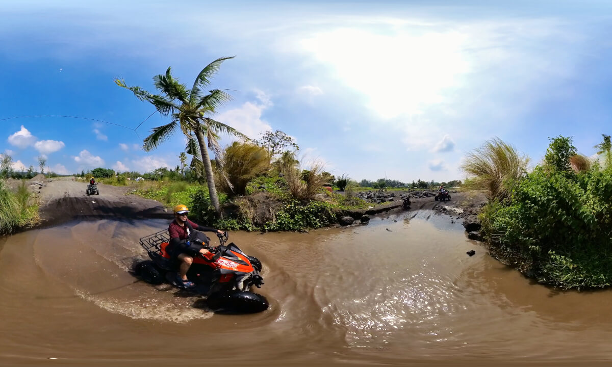 Philippine Mayon Volcano , ATV Tour | DeoVR