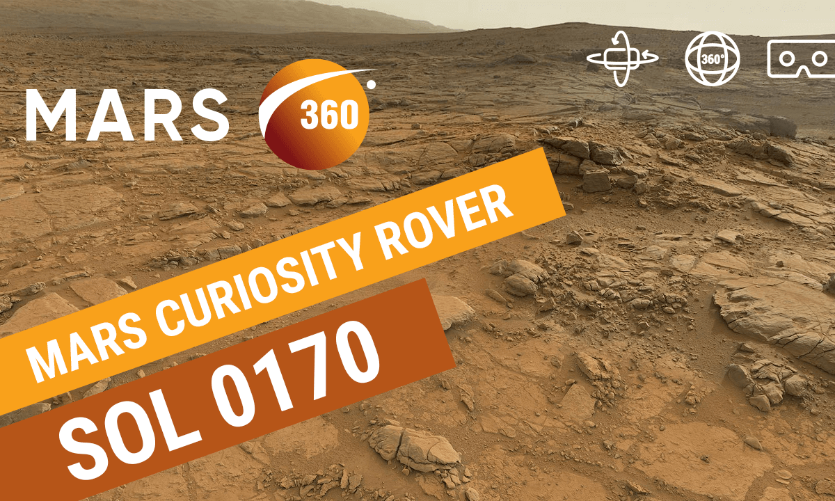 Mars 360: NASA's Mars Curiosity Rover - Sol 170 (360video 8K)