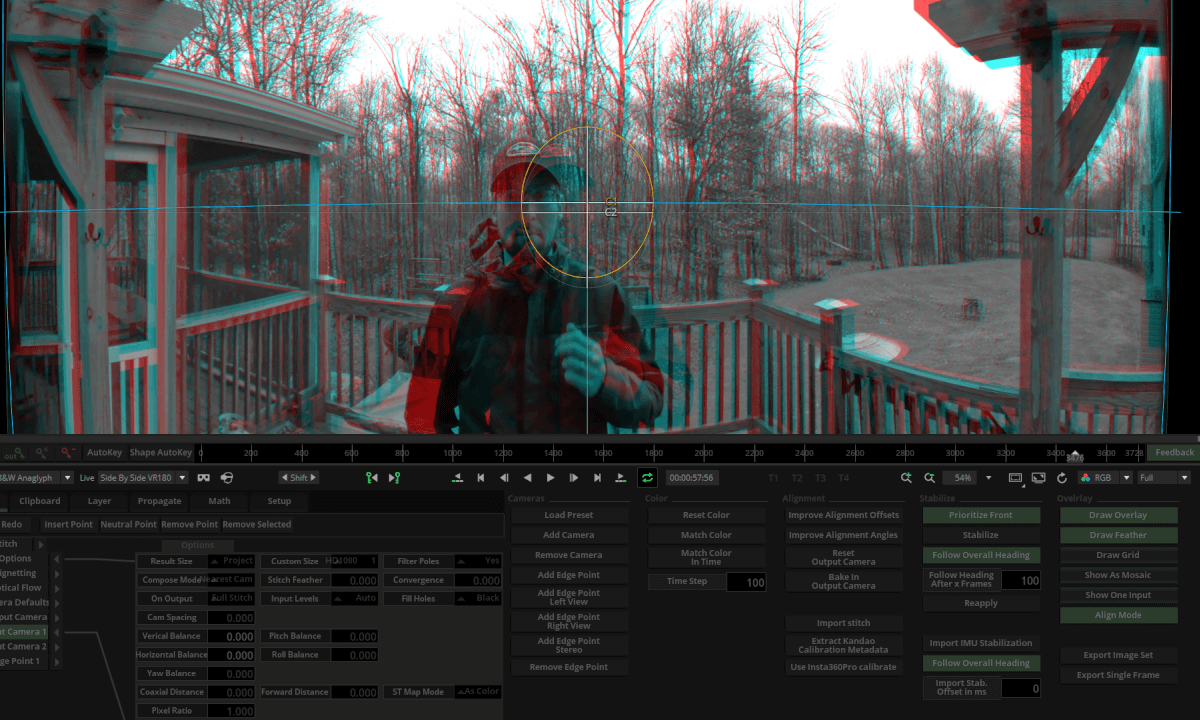 Dual GoPro Hero12 with Max Lens Mod 2.0 Sample Outside, Rainy Day