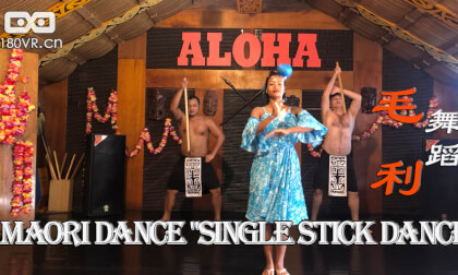 Maori perform a stick dance - VR180 - VR Video | DeoVR