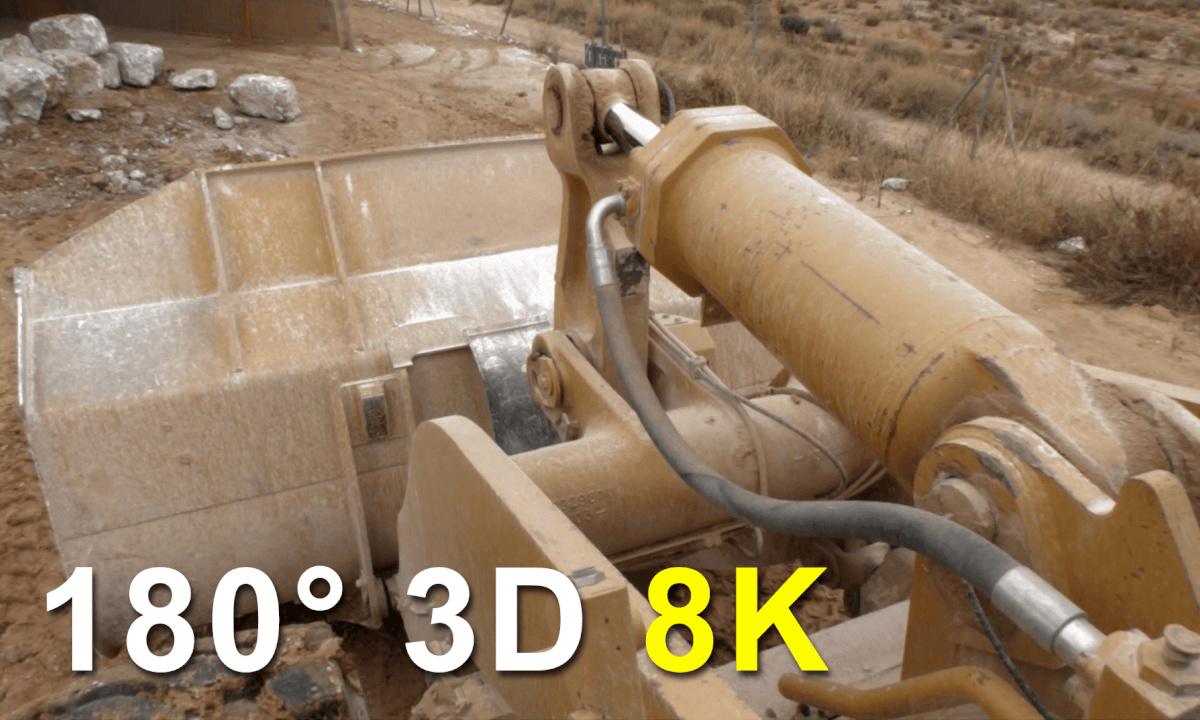 VR180 3D Immersive excavator's experience | DeoVR