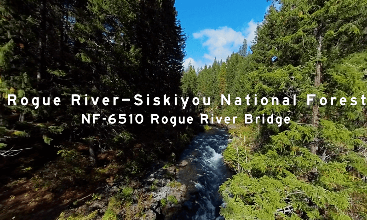 VR 360° NF 6510 Rogue River Bridge (Hershberger Mountain road)