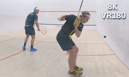 Squash NLA Airgate vs Vaduz - 1st game | DeoVR