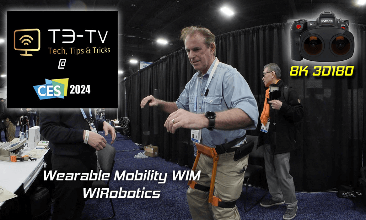 CES 2024 - Wearable Mobility (8K 3D VR180) | DeoVR