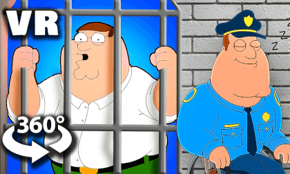 VR 360° FAMILY GUY PRISON BREAK | DeoVR