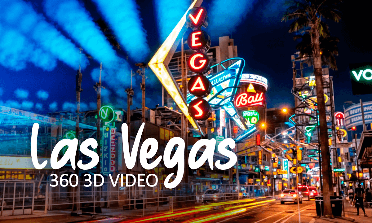 Las Vegas Street NightLife 360 3D | DeoVR