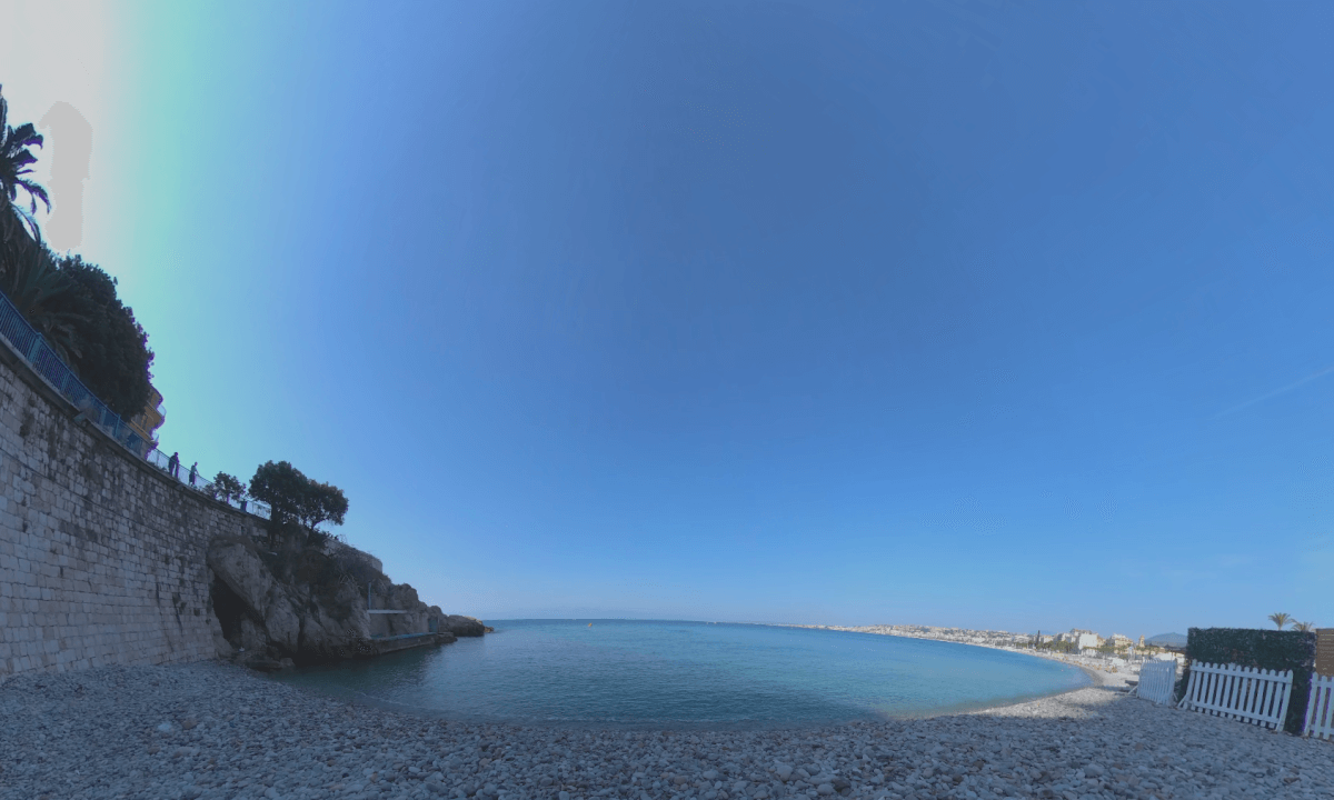 Relax at a beach in Nice, France - 6K 3D | DeoVR