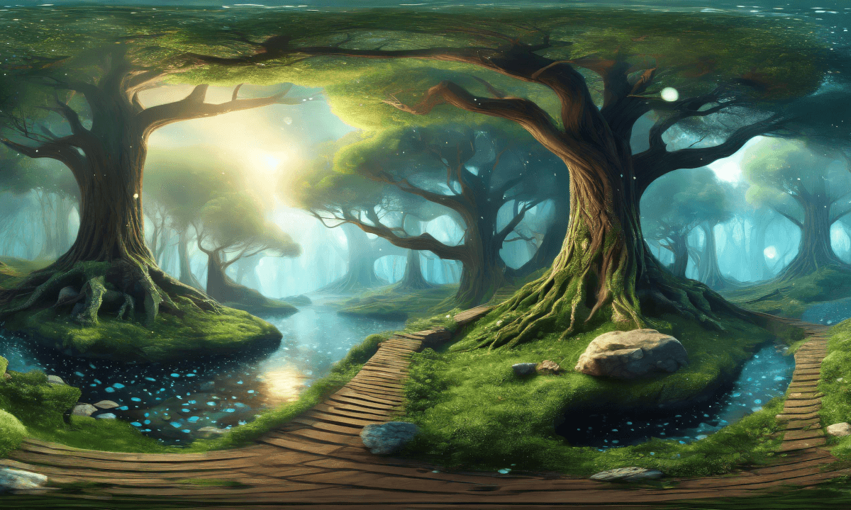 Magical Enchanted Forest in VR (360 Video) | DeoVR