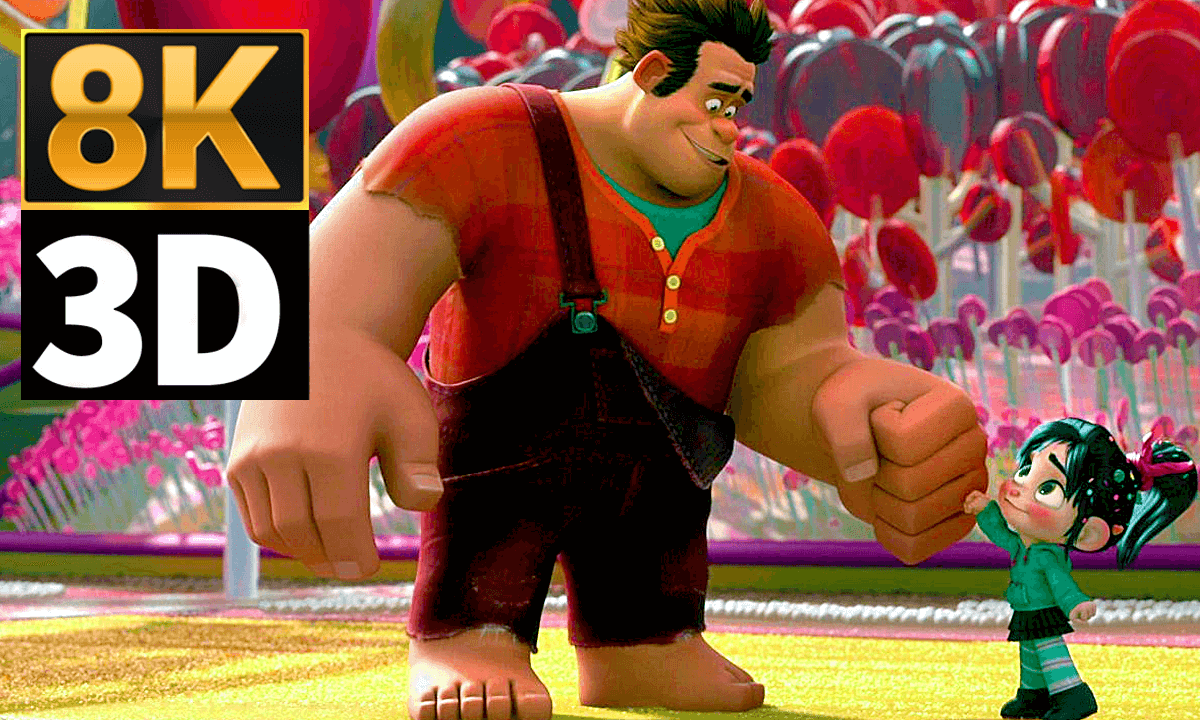 Wreck It Ralph 3D Trailer - Spinningblade - VR Video | DeoVR