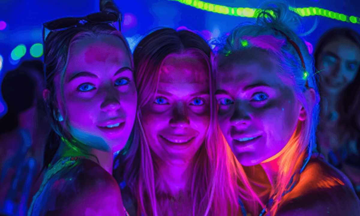 Neon House Party: 360° Halloween Extravaganza feat. Scarlet Black Fire Show