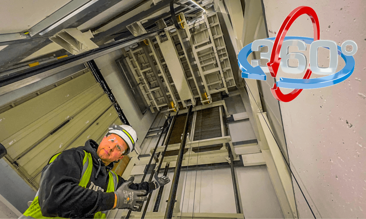 Journey Inside a 10-Tonne Elevator Shaft 🏗️ | Exclusive Virtual Tour! [ 5.7K, 360VR ]