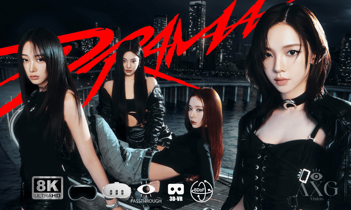 [8K 3DMR] Aespa Drama dance AR Passthrough for Quest MR and Vision pro