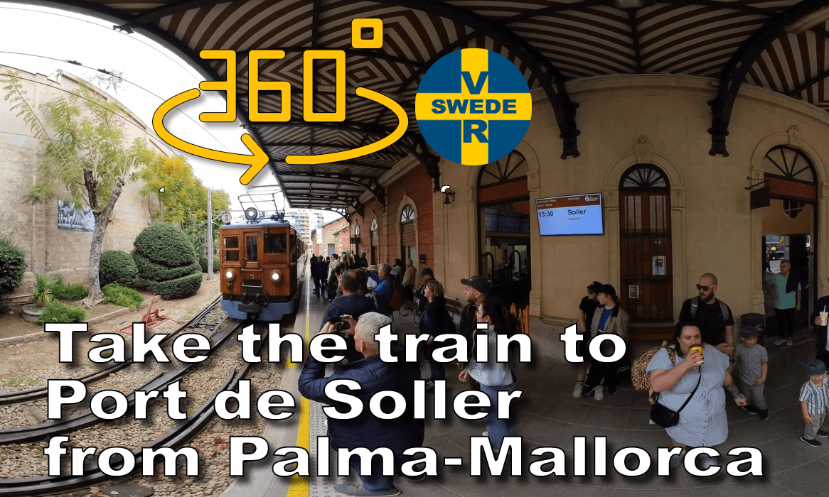 The Soller train from Palma Mallorca | DeoVR