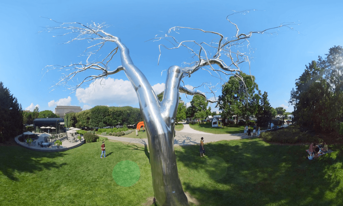 Montgomery College 360 Graft - Roxy Paine, Smithsonian Sculpture Garden