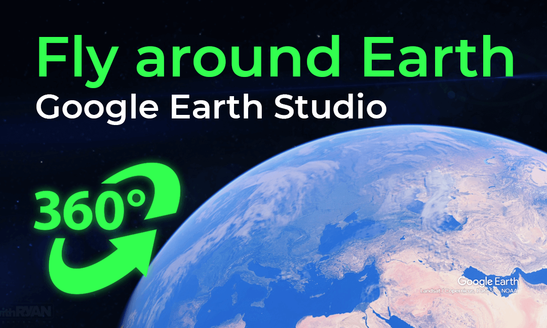 Fly Around the World VR 360 - Google Earth Studio | DeoVR
