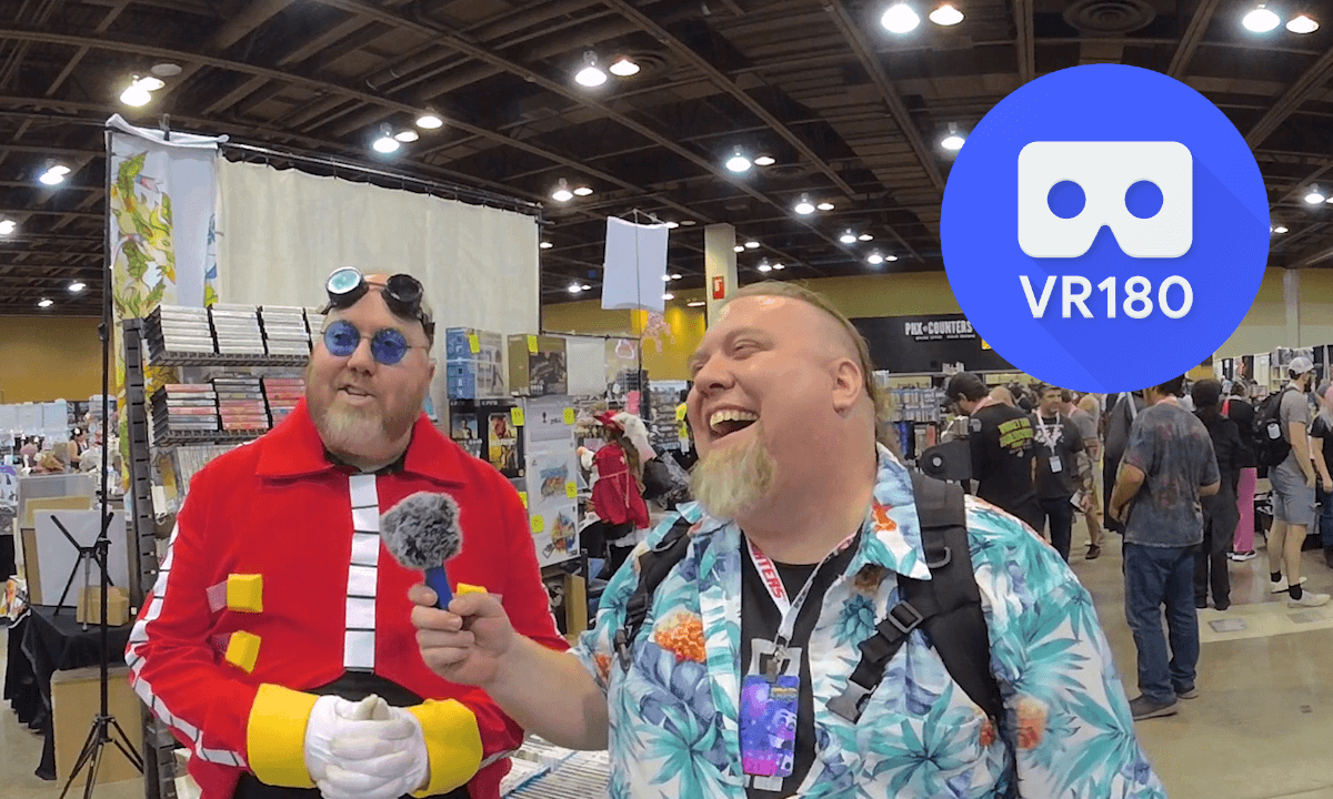 Interview with John Riggs at Game On Expo 2022 VR180 3D 5.7k