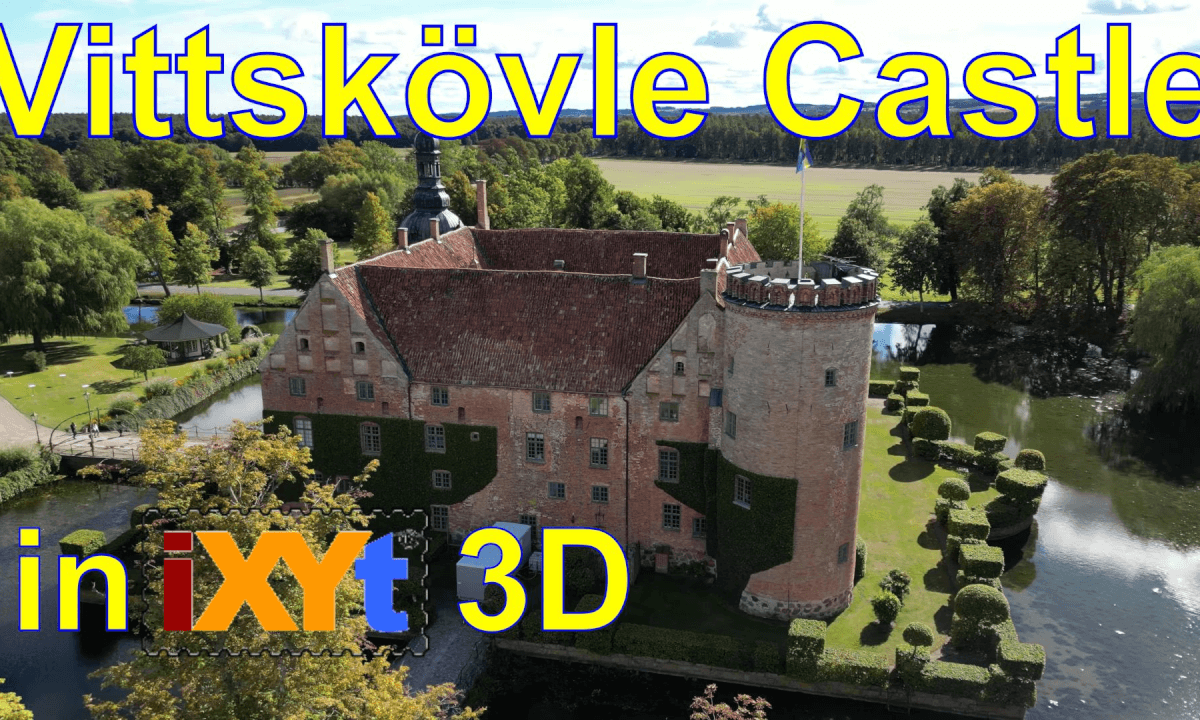 Vittskövle Castle, Kristianstad Municipality, Scania, Sweden in iXYt 3D ...