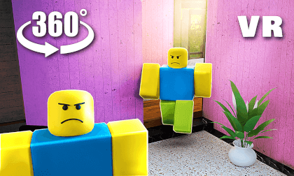 VR 360° ROBLOX IN YOUR HOUSE! - VR Planet - VR Video | DeoVR