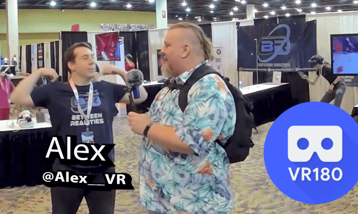 Between Realities Alex VR at Game On Expo 2022 VR180 3D 5.7k