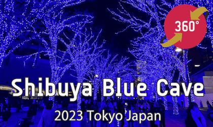 Shibuya Blue Cave Illumination 2023 - Tokyo Japan Trip【青の洞窟 SHIBUYA 2023】