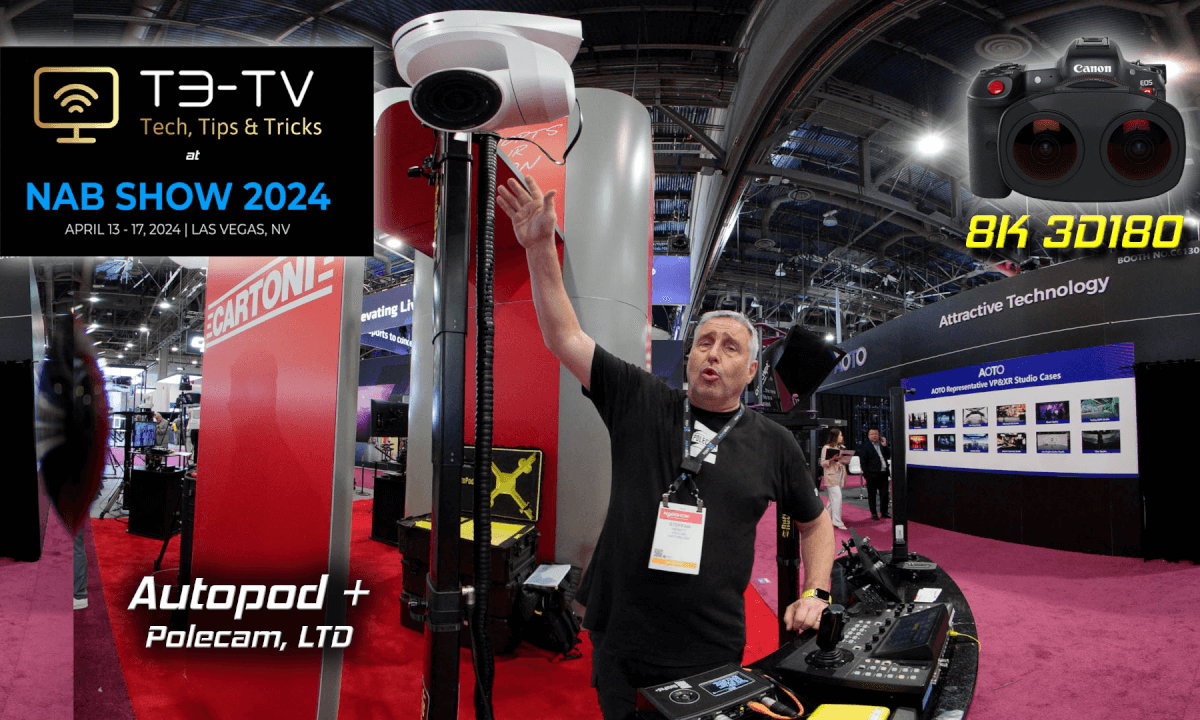 NAB 2024 - Autopod+ Robotic Camera Pedestal (8K 3D VR180)