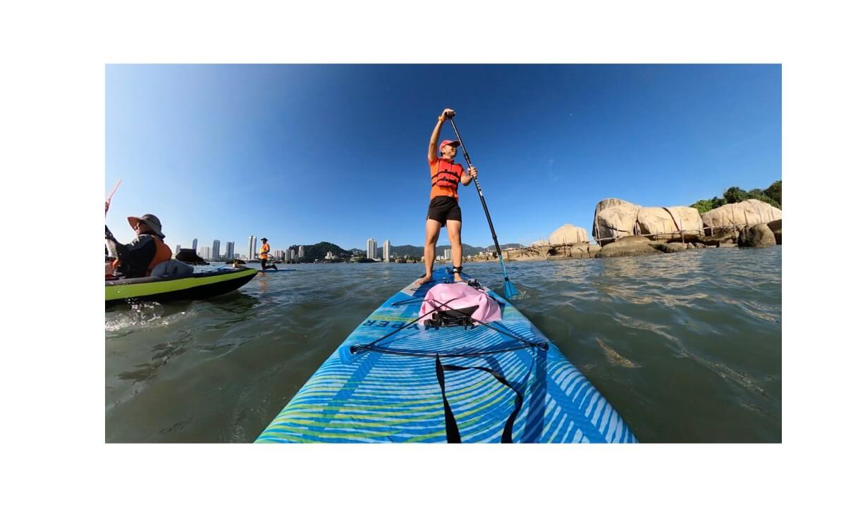 Standup paddleboarding GoPro max 360 | DeoVR