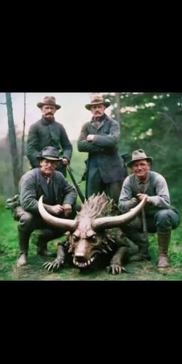 Hodag of Wisconsin - colorized - 2D to 3D a.i. | DeoVR